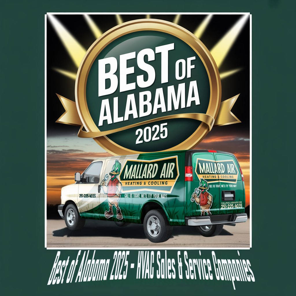 Mallard Air Heating & Cooling Receives Best of Alabama 2025 Award for ...